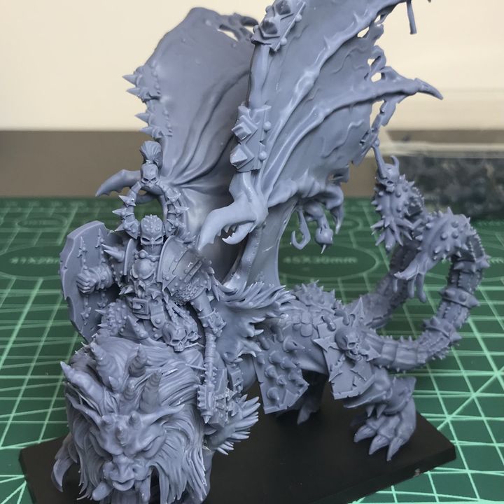 3D Print of Lord of Wrath on Manticore by Smylodon