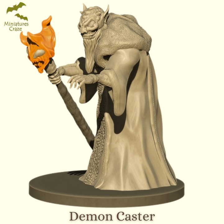 3D Printable Demon Caster by MiniaturesCraze