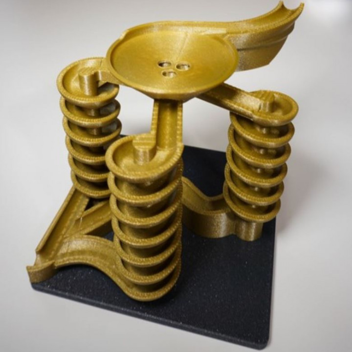 3D Printable Triple Twister Module - Out Of Marbles - Marble Machines ...
