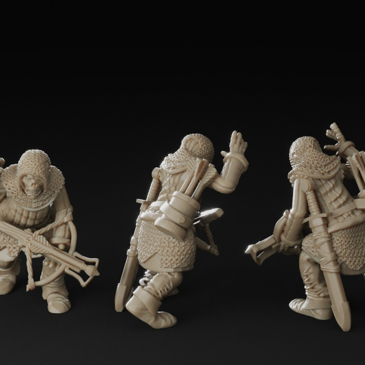 3D Printable Corpse Walker Crossbow Set by Stormforge Miniatures