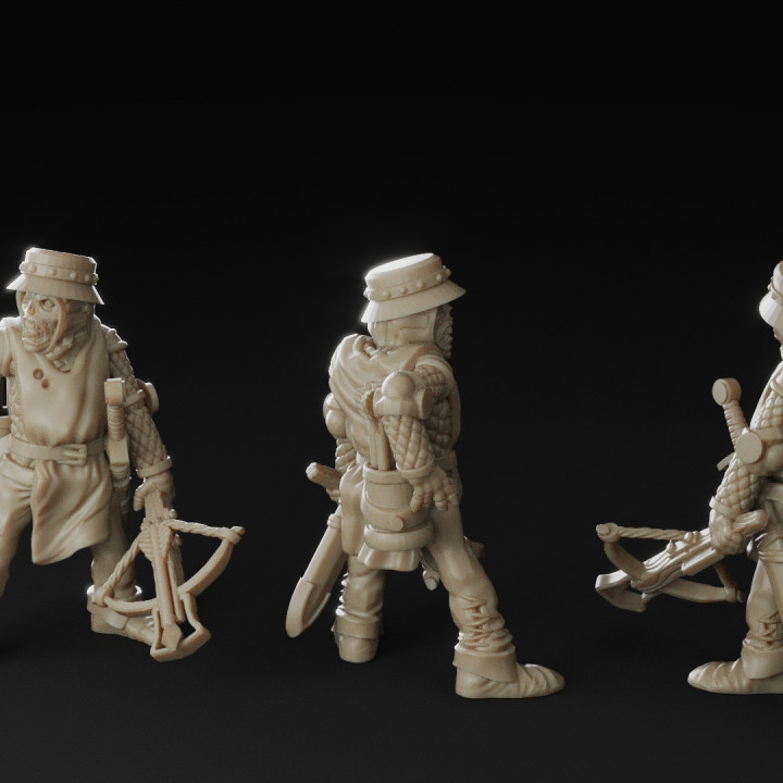 3D Printable Corpse Walker Crossbow Set by Stormforge Miniatures