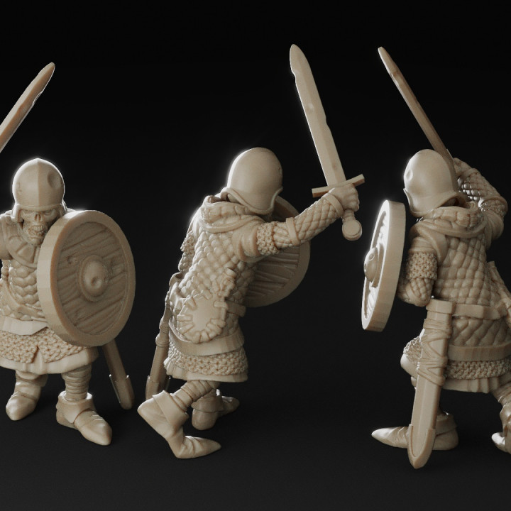 3D Printable Corpse Walker Swordmen Set by Stormforge Miniatures