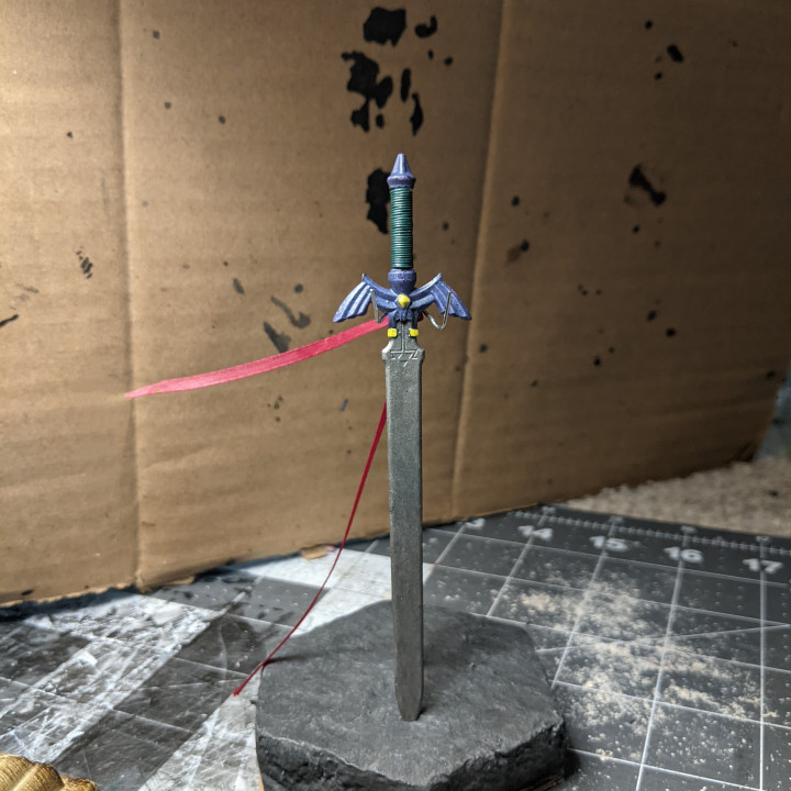 3D Print of Master Sword (Legend of Zelda) by muffinprincess13