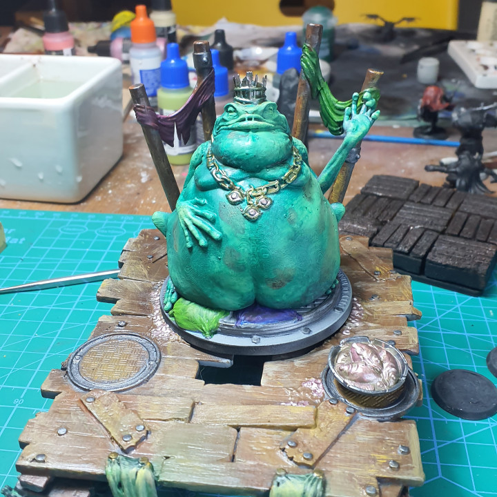 3D Print of The Bullywug King by Malakim