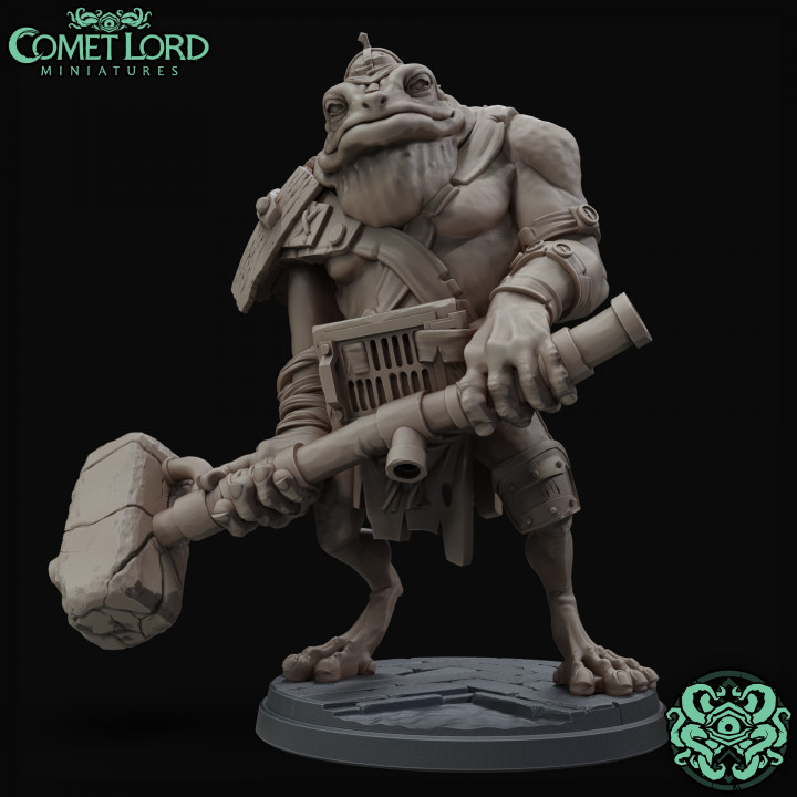 3D Printable The Bullywug Elite by Comet Lord Miniatures