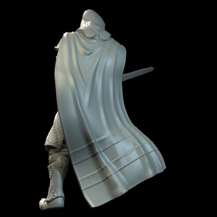 3D Printable Dark Knight 75mm by Jeremy Smith