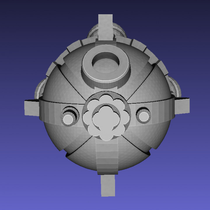 3D Printable Soviet Vostok-R Orbital Fighter - Yakships by Miniature Martin