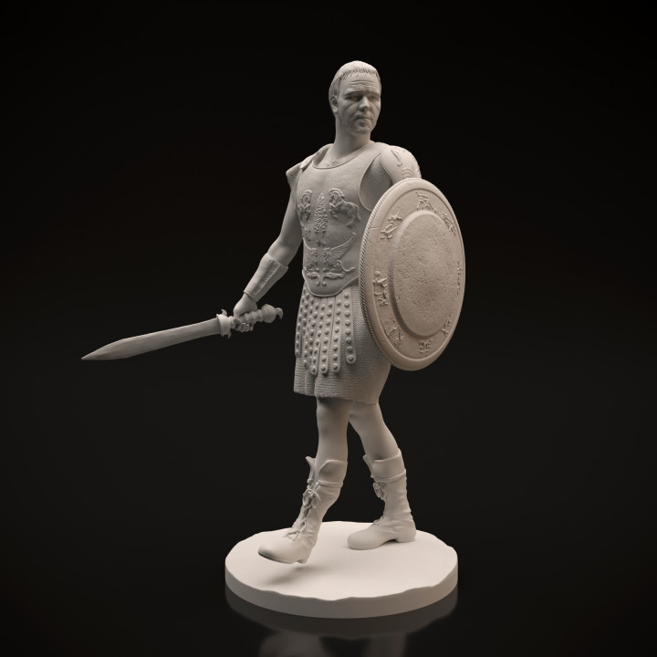 3D Printable Maximus Decimus Meridius Fanart by Dino and Dog