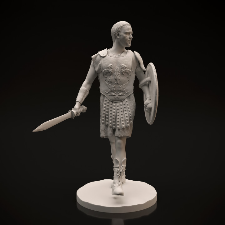 3D Printable Maximus Decimus Meridius Fanart by Dino and Dog