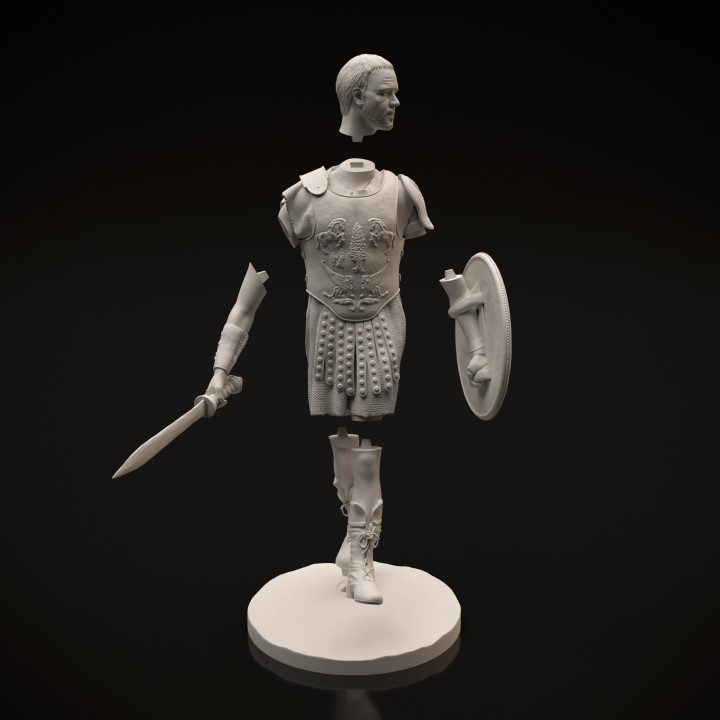 3D Printable Maximus Decimus Meridius Fanart by Dino and Dog