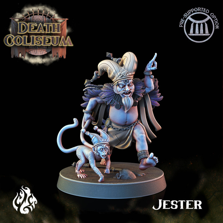 3D Printable Jester by Crippled God Foundry