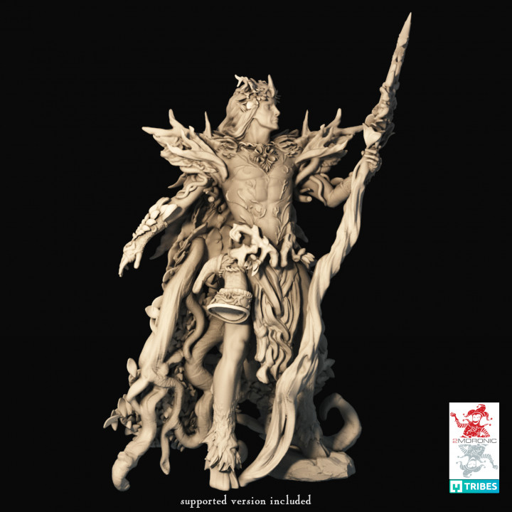 3D Printable Wood King of the Sylvan Elves and Fey – The Green Man 32mm ...
