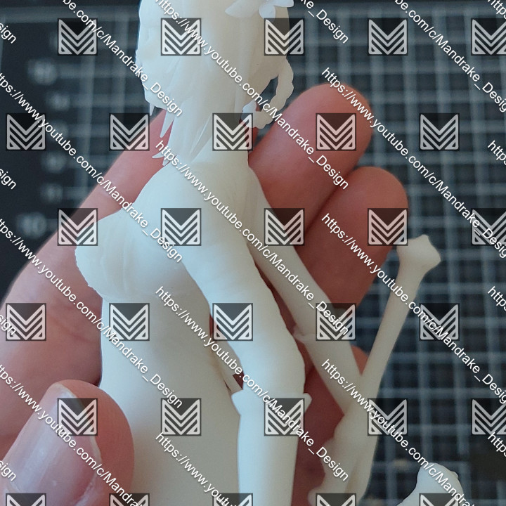 3D Printable Kainé - Nier Replicant by Mandrake