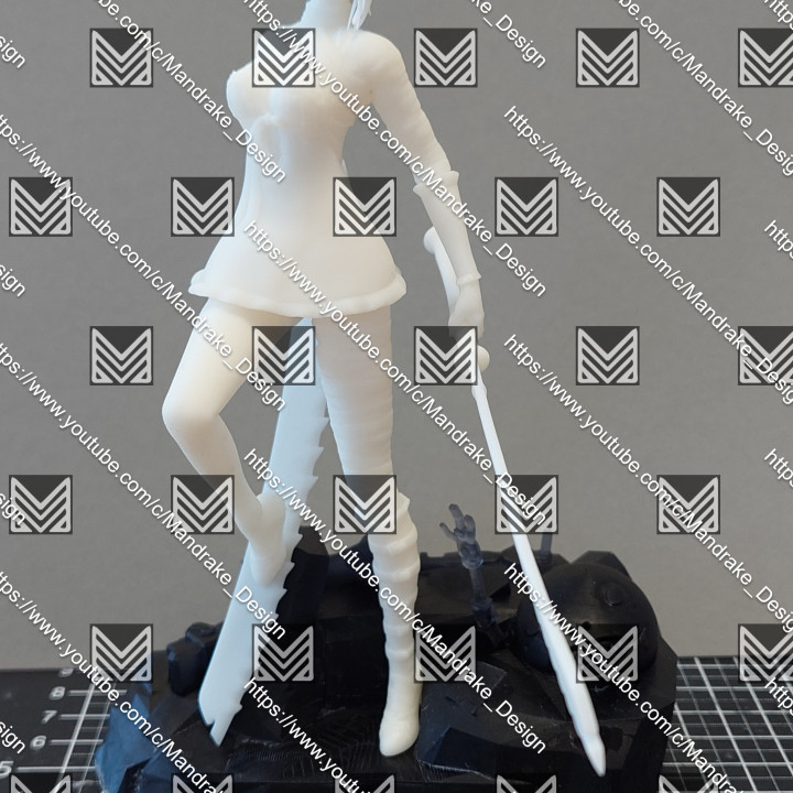 3D Printable Kainé - Nier Replicant by Mandrake