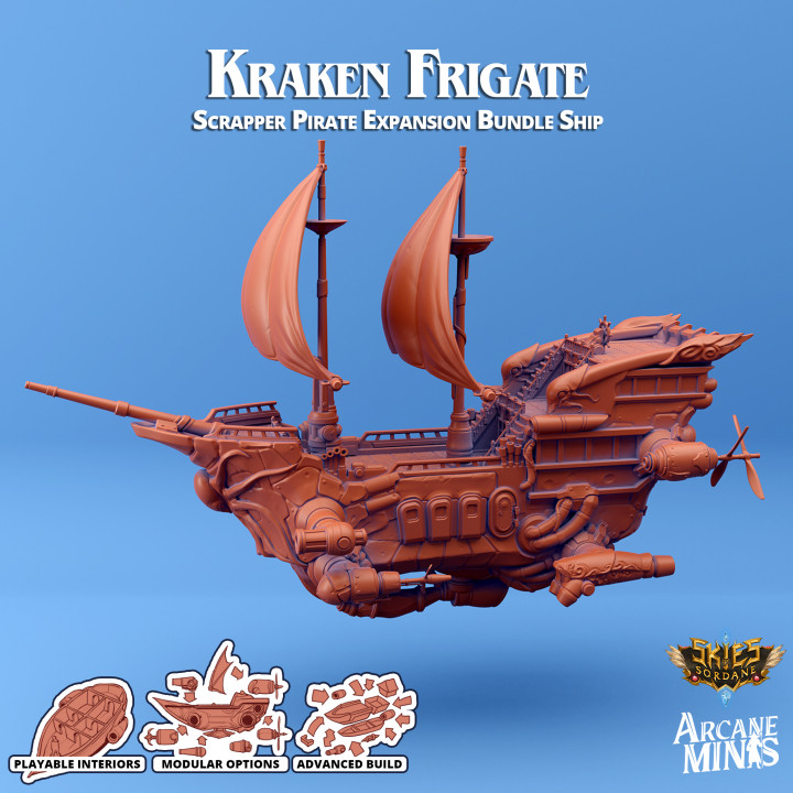 3D Printable SoS: Expansion Ships by Sordane Publishing