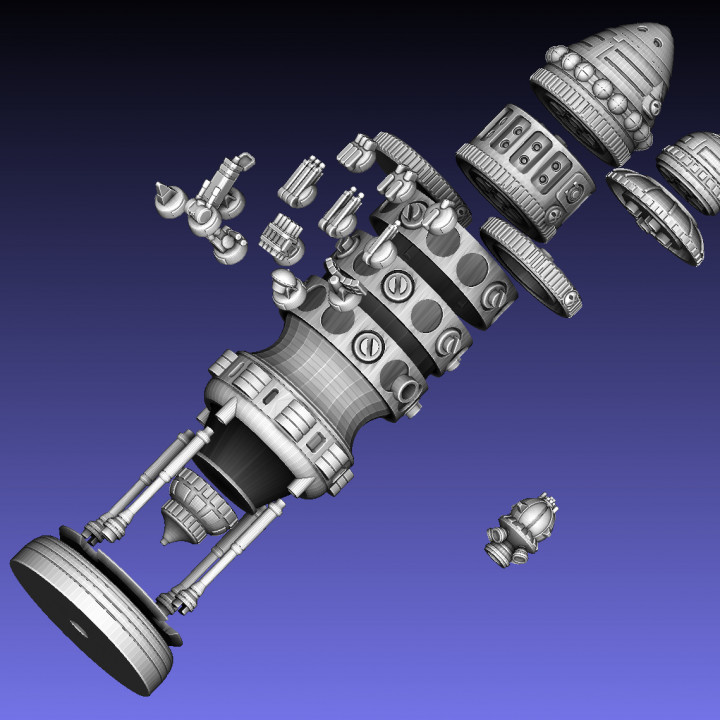 3D Printable Soviet Modules Bundle - Save 20%! - Yakships by Miniature ...