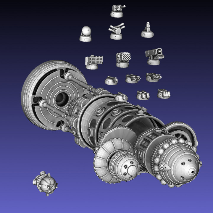 3D Printable Soviet Modules Bundle - Save 20%! - Yakships by Miniature ...