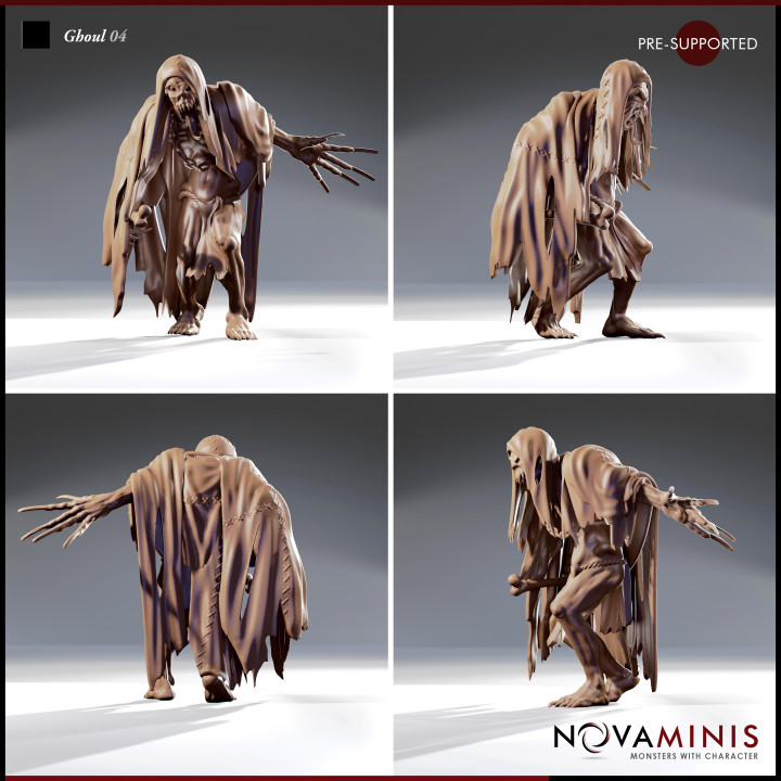 3D Printable Ghoul 04 by NOVAMINIS
