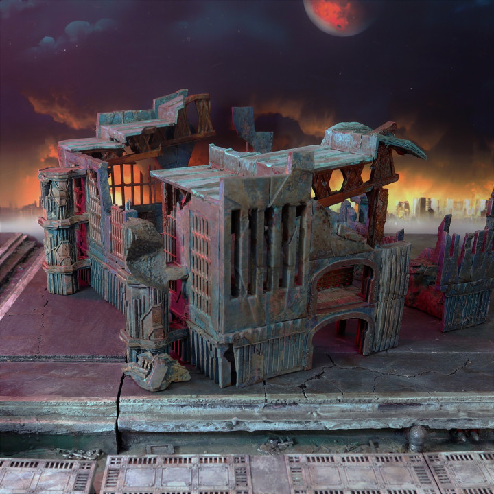 3D Printable Ruins of Hoog, Art Deco modular ruins by owen harrison