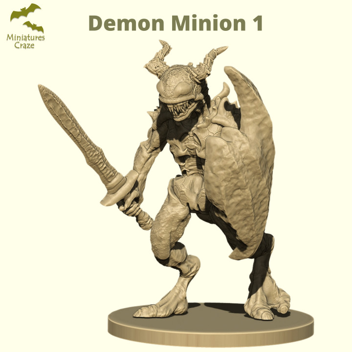 3D Printable Layers of Fear - Demons Campaign by MiniaturesCraze
