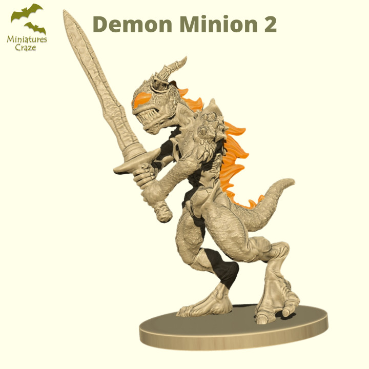 3D Printable Layers of Fear - Demons Campaign by MiniaturesCraze