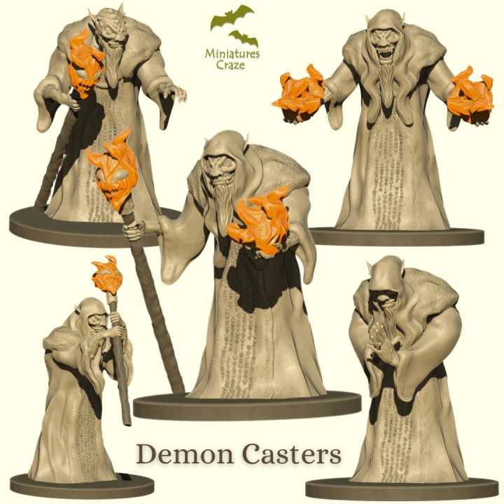 3D Printable Layers of Fear - Demons Campaign by MiniaturesCraze