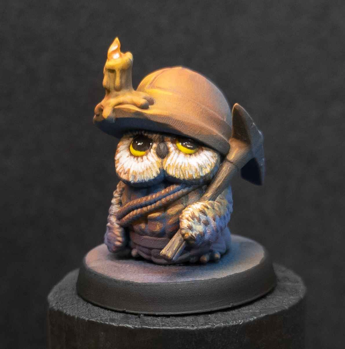 3D Printable Owlkin Miner 1A Miniature - Pre-Supported by Epics N Stuffs
