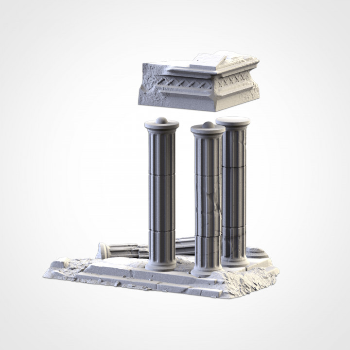 3D Printable CLASSIC TEMPLES by Txarli Factory