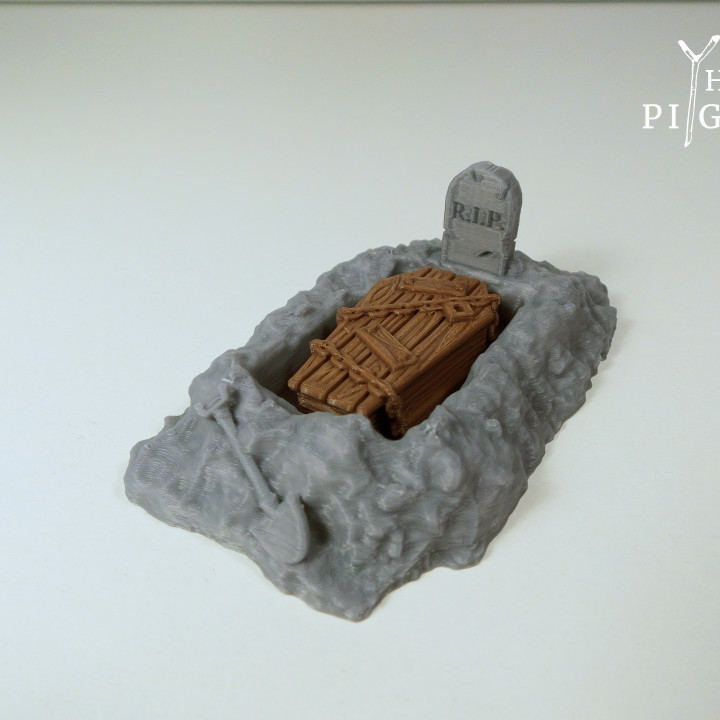 3D Printable Gravestones Set - TABLETOP TERRAIN DND RPG SCATTER by ...