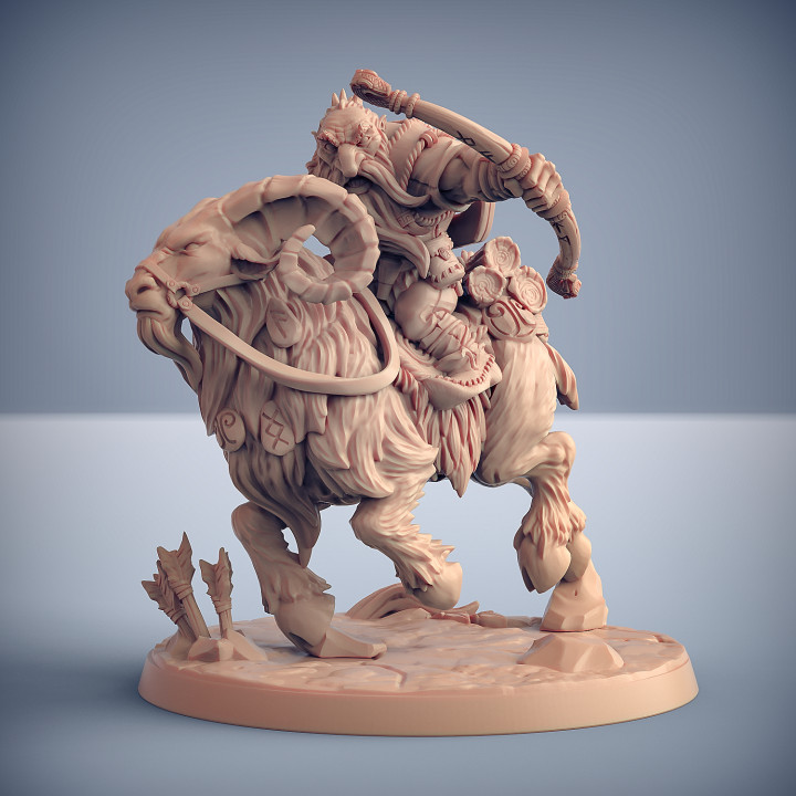 3D Printable Dwarven Ram Riders - 4 Modular Units - Dwarven ...