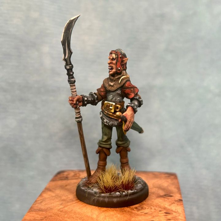 3D Print of Daek Figleaf - City Guard (Elf) by MikeMoans