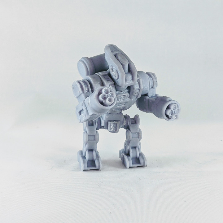 3D Printable Robot Mech by VeloriaMiniatures