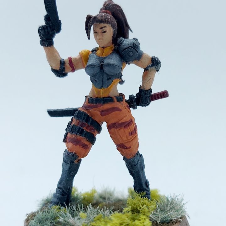3D Print of LT. JINN NOGUCHISAWA by Mad_Jackal
