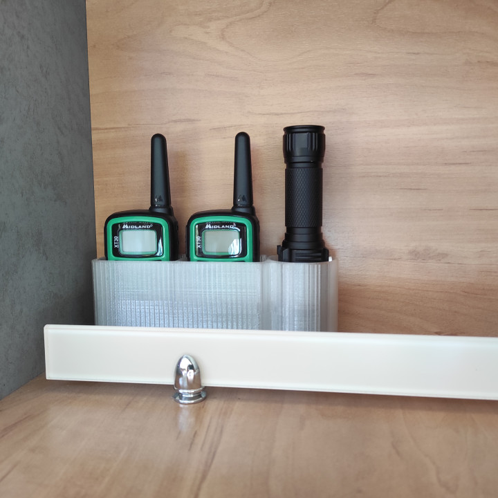 3D Printable walkie talkie storage box / Aufbewahrungsbox by Joerg Kemper