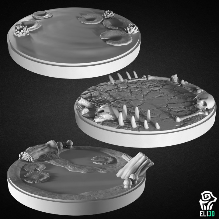 3D Printable Swamp Base Bundle by ELI 3D