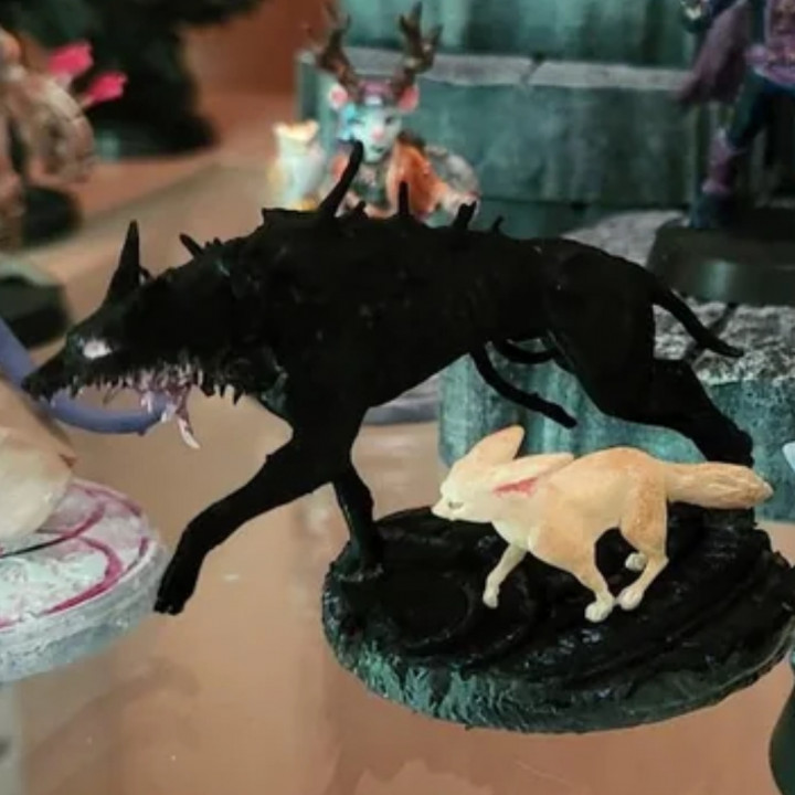 3D Print of Corrupted Dog by Wulfstahn