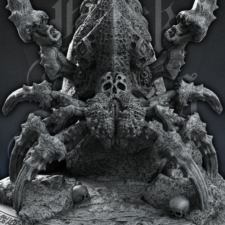 3D Printable Dark Angels - The Demon spider by Dungeon Master