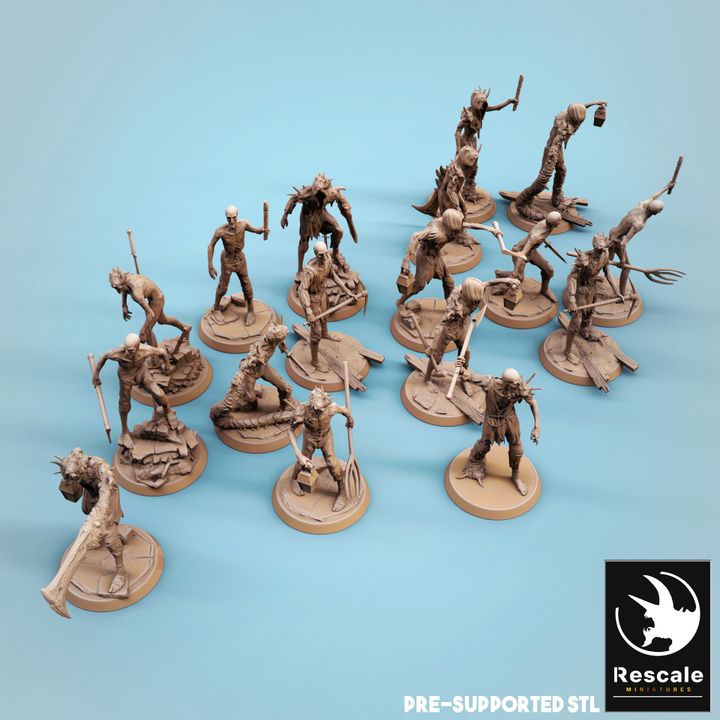 3D Printable Corrupted VIllager by Rescale Miniatures