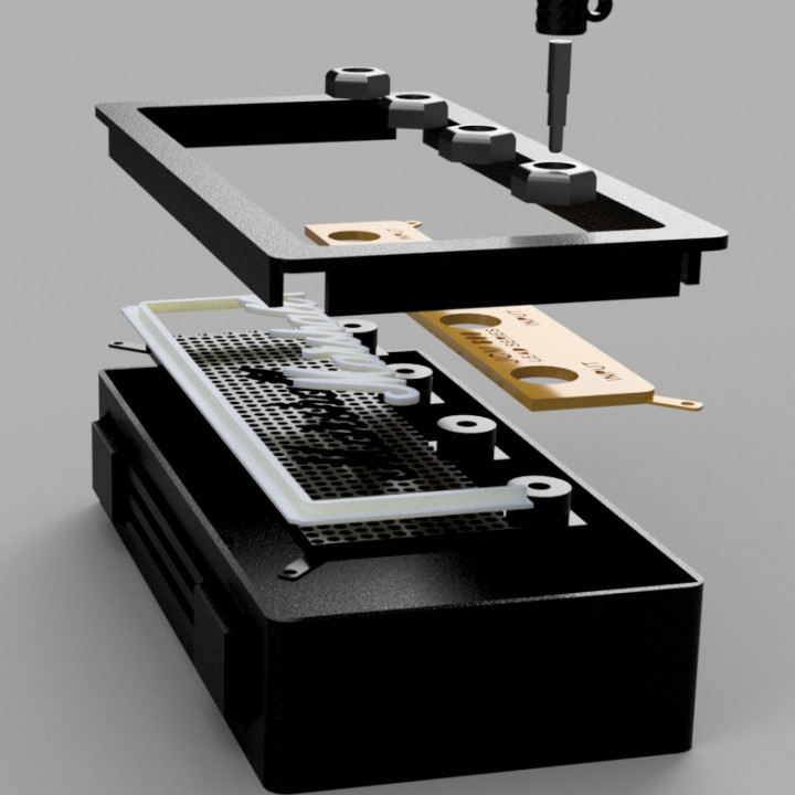 3D Printable Porte-clés mural Marshall/Marshall wall-mounted key ring ...