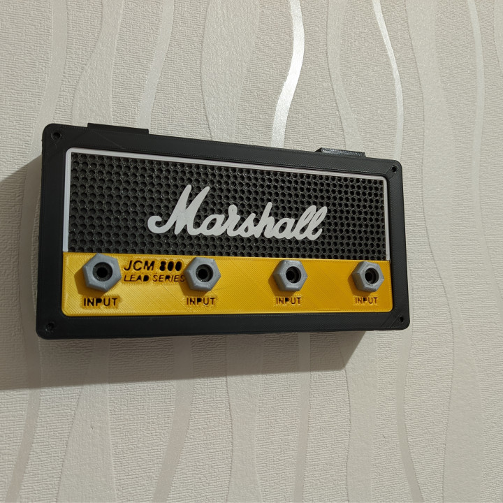 3D Printable Porte-clés mural Marshall/Marshall wall-mounted key ring ...