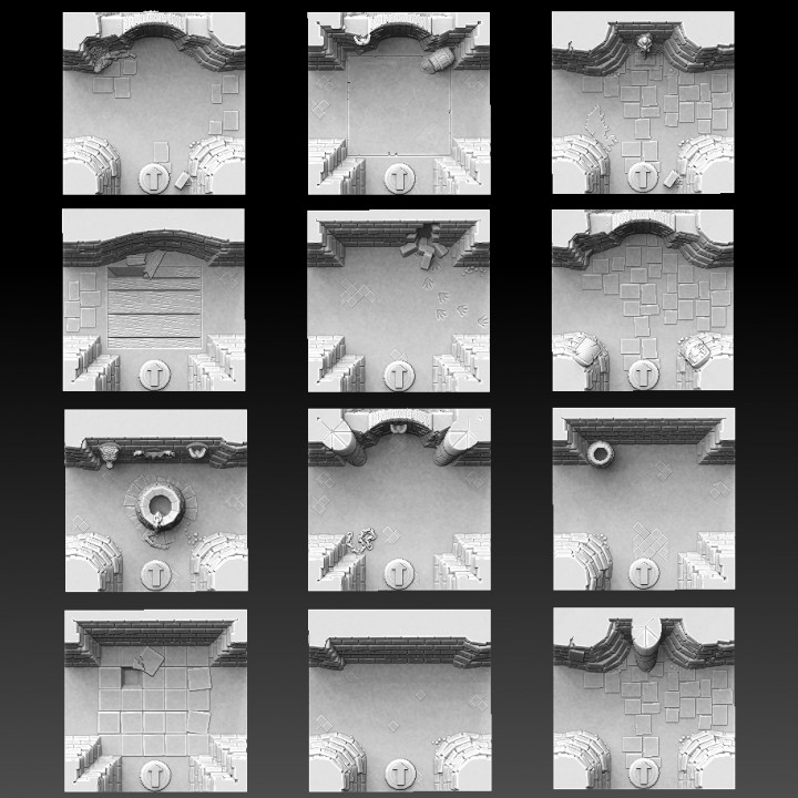 3D Printable Drakborgen and Dungeonquest 3D Tile Set Part 1 of 2 by ...