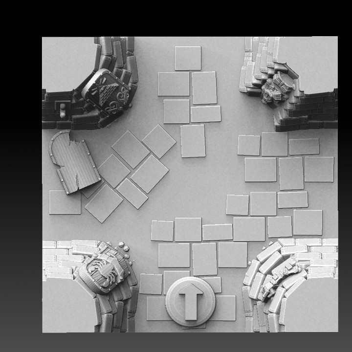 3D Printable Drakborgen and Dungeonquest 3D Tile Set Part 2 of 2 by ...