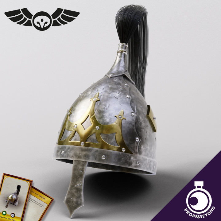 3D Printable Helm of the Wind Rider by Props&Beyond