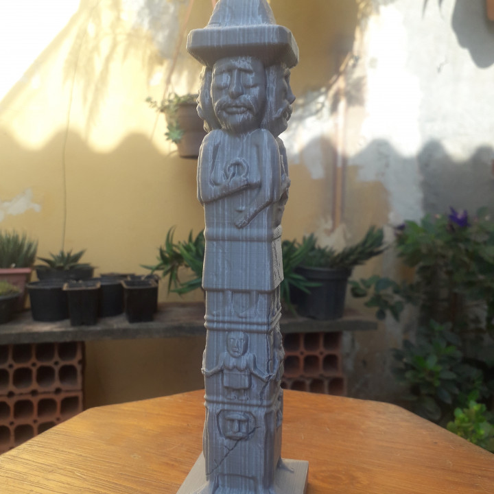 3D Print of Figurine of the Many-faced God by guilhermebarini1