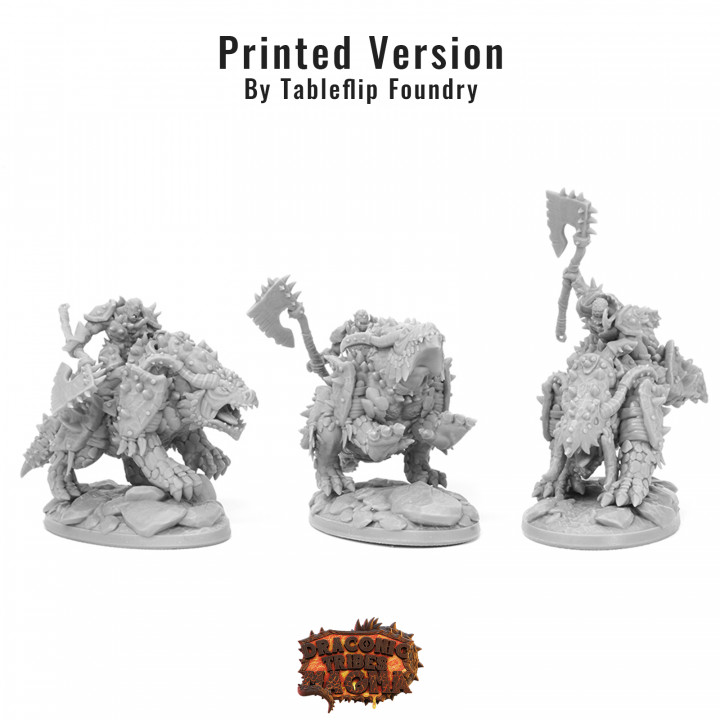 3D Printable Magma Riders by Fleshcraft Studio