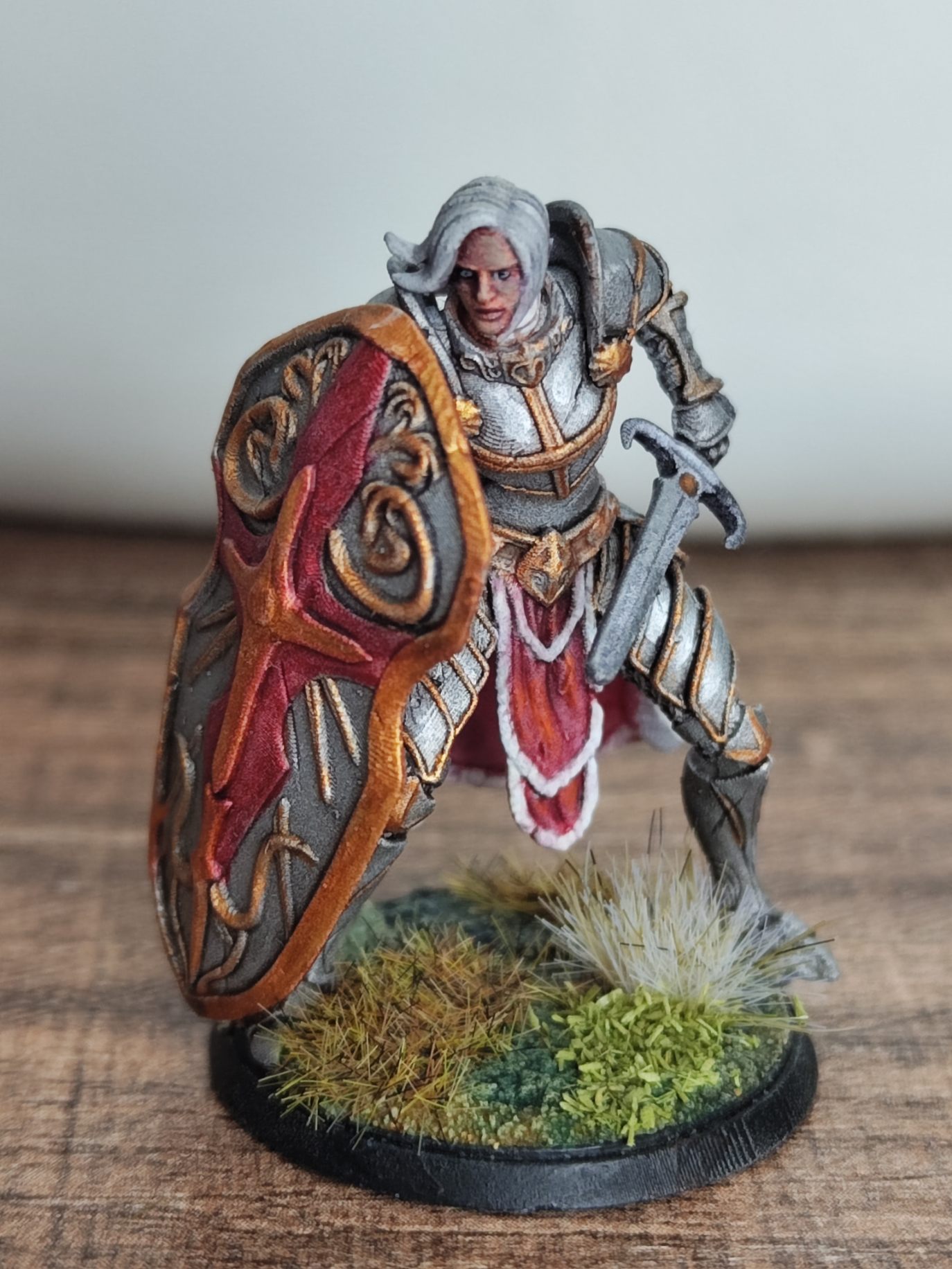 3D Printable Female Human Paladin by Flesh of Gods