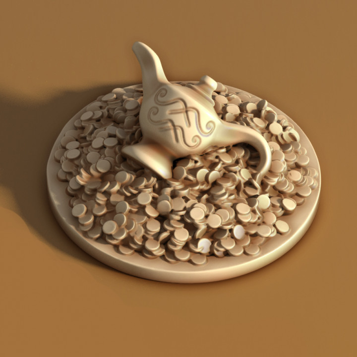 3D Printable Male Djinni Warlord – Air Elemental Genie Miniature by ...