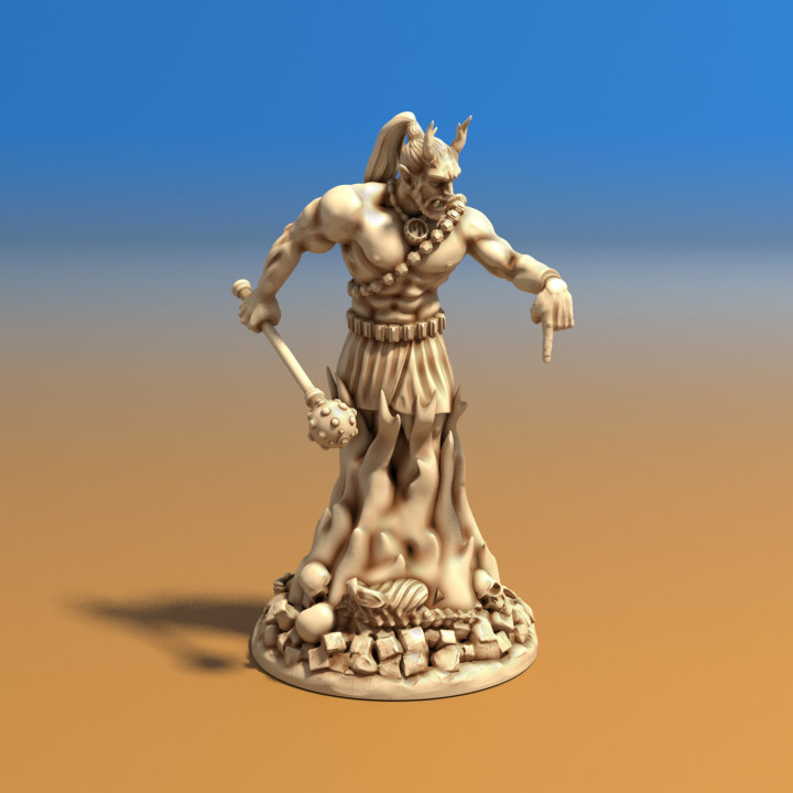 3D Printable Djinni & Efreeti Set – Elemental Genies of Flame and Air ...