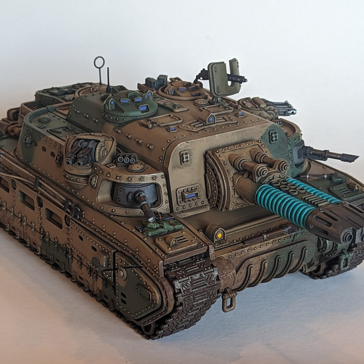 3D Print of Broadsword Superheavy Tank by blacknight3022