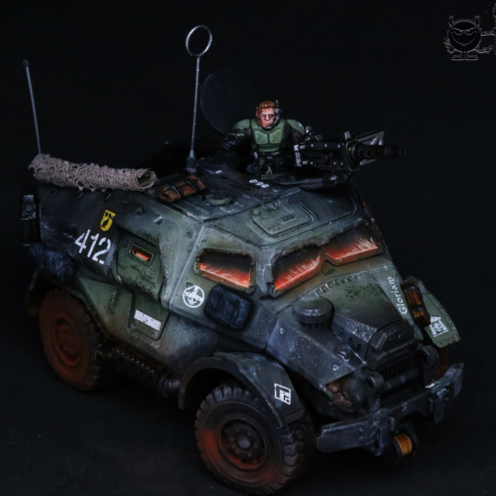 3D Print of TOAD - Truck Model Kit by Devil's Paint Studio